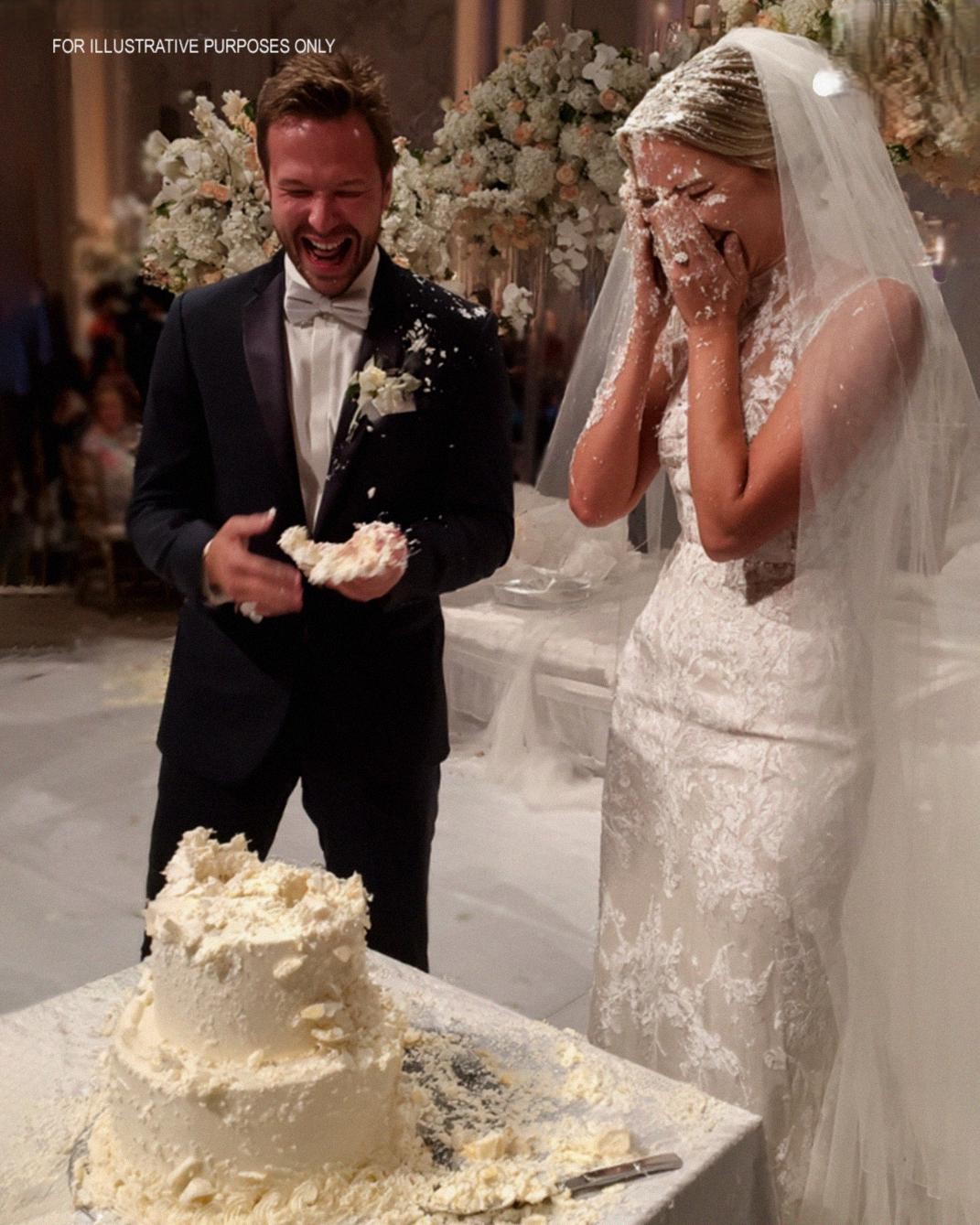 My Groom Smashed My Face Into the Cake During the Cake Cutting as a ...